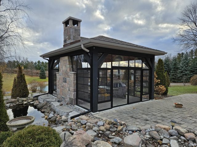 4 Track Stacking Windows Canada Vinyl Porch And Sunroom Windows