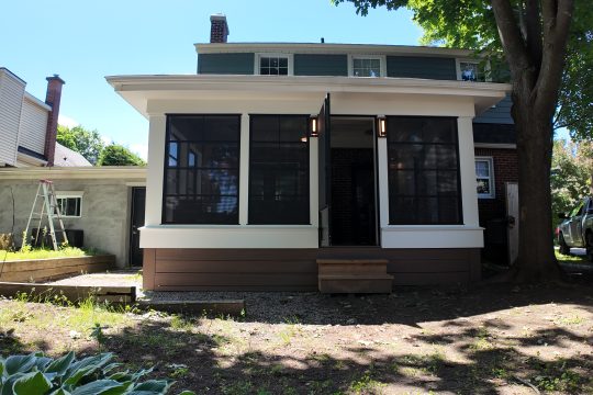 4 Track Stacking Windows Canada | Vinyl Porch and Sunroom Windows ...